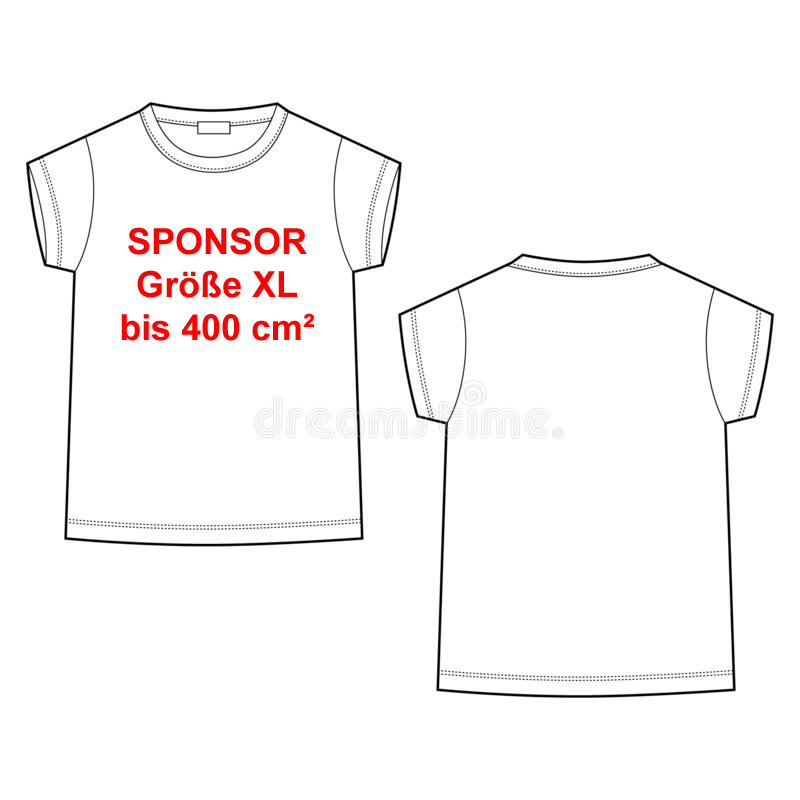 DIV-Teamsport - Sponsoraufschrift Größe XL